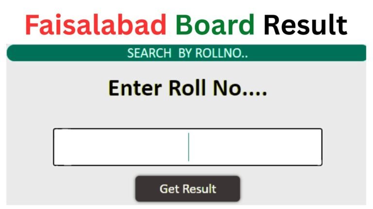 Result of 9th Class 2025 Faisalabad Board - FaisalabadResult.com